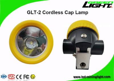 China Safety Head Cordless Mining Cap Lamps Led Helmet Light 2.2ah Battery Capacity for sale