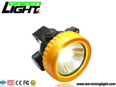 China 18650 Li Ion Battery 2.2Ah 0.74w 96lum LED Miners Cap Lamp for sale