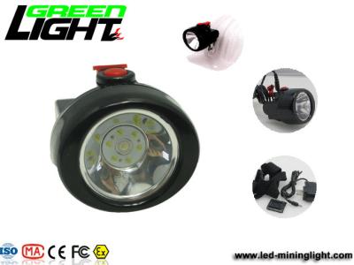 Cina Luce del casco di 1200 dei cicli 6000lux del PC 2.8Ah minatori delle miniere di carbone in vendita