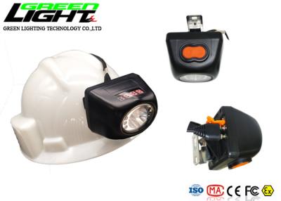 China 4.5Ah Li Ion Battery 0.9W 8000lux LED Miners Cap Lamp for sale
