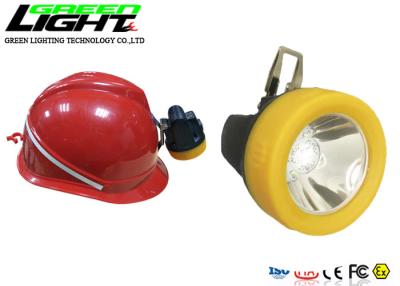 China USB Charging 10000lux 143lum GL2.5-C Cordless Miner Cap Lamp for sale