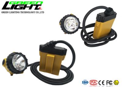 China 25000lux 3W 10.4Ah Rechargeable LED Mining Headlamp for sale