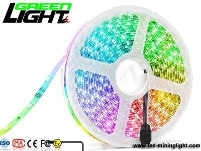 China 12W IP65 RGB SMD5050 LED Flexible Strip Lights for sale