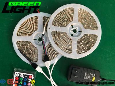 China 12W IP65 RGB SMD5050 LED Flexible Strip Lights for sale