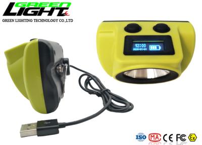China Tempered Lens 6800mAh 385LUM 20000LUX Led Miner Head Light for sale