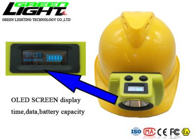 China Tempered Lens 6800mAh 385LUM 20000LUX Led Miner Head Light for sale