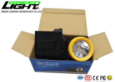 China 7.8Ah Battery 216lum 1.67w 10000lux LED Miners Cap Lamp for sale