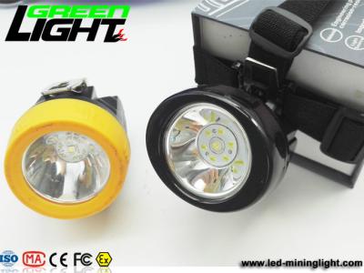 China 1200 Cycles 6000 Lux 2.8Ah 110LUM Mining Hard Hat Lights for sale