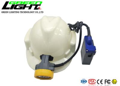 China IP68 6600mAh 10000lux Rechargeable Mining Cap Lamp for sale