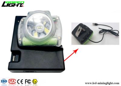 China 3.7V 1.78W 13000lux Lightweight Rechargeable Miners Safety Cordless Cap Lamp for sale