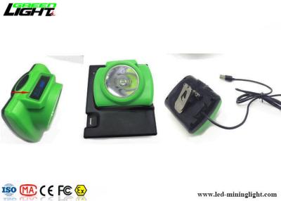 China 3.7V 1.78W 13000lux Lightweight Rechargeable Miners Safety Cordless Cap Lamp for sale