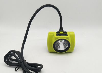 China 6000k 4.07W 13.6Ah 25000lux Wire LED Mining Lights For Gold Mine for sale