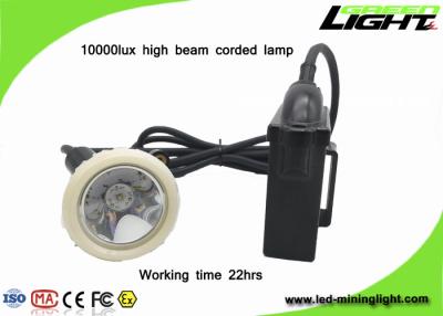 China 1.11W 10000lux 6.6Ah Rechargeable Mining Cap Lights for sale