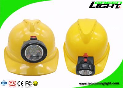 China Cordless IP67 0.65W 80lum 180mA 4000lux Miners Cap Lamp for sale