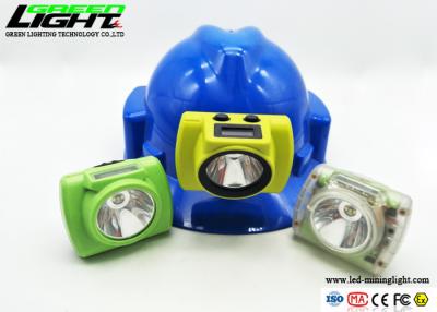 Cina Luce del casco dei minatori delle miniere di carbone dell'ABS 385lum 18000lux di ATEX in vendita