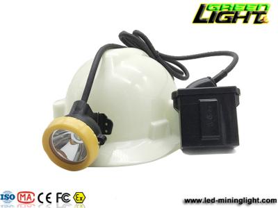 China 450mA 216Lum Underground Mining Cap Lamps Rechargeable Led Headlamp 1.67W for sale