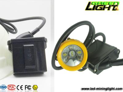 China 450mA 216Lum Underground Mining Cap Lamps Rechargeable Led Headlamp 1.67W for sale