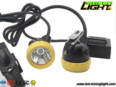China 450mA 216Lum Underground Mining Cap Lamps Rechargeable Led Headlamp 1.67W for sale