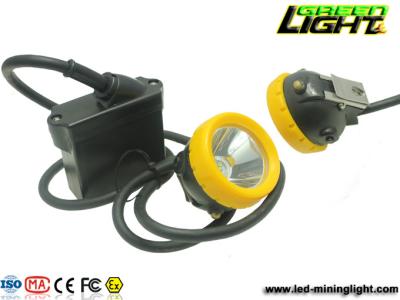 China 450mA 216Lum Underground Mining Cap Lamps Rechargeable Led Headlamp 1.67W for sale