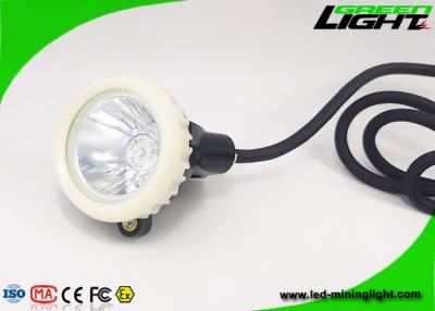 China Corded 216lum 6.6Ah LED Mining Helmet Light Rechargeable 3.7V 1.67W for sale