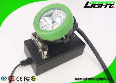 China 1.67W 10000lux LED Mining Hat Lamp 6.6Ah Rechargeable Miners Light for sale