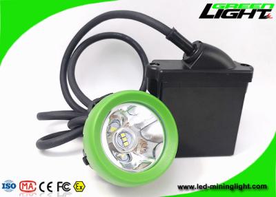 China 1.67W 10000lux LED Mining Hat Lamp 6.6Ah Rechargeable Miners Light for sale
