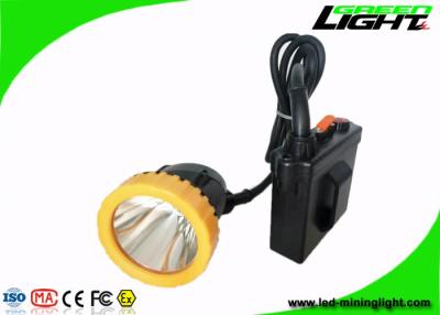 China 1000mA 3.7W Mining Hard Hat Lights 50000Lux ABS Corded for sale
