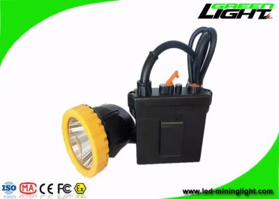 China 1000mA 3.7W Mining Hard Hat Lights 50000Lux ABS Corded for sale