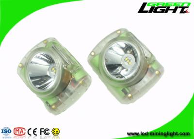 China 232lum 13000 lux Underground LED Mining Headlamp 480mA 6.8Ah Rechargeable Headlight With USB Charger for sale