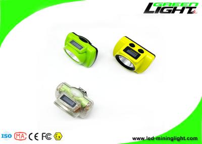 China IP68 Wasserdichte kabellose LED-Bergmannkappenlampe OLED-Bildschirm Tragbarer 18000-Lux-Bergmannscheinwerfer für die Installation des Tracking-Systems zu verkaufen