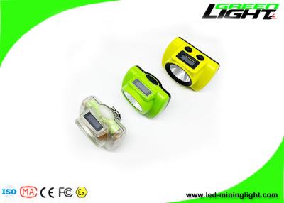 China IP68 Wasserdichte kabellose LED-Bergmannkappenlampe OLED-Bildschirm Tragbarer 18000-Lux-Bergmannscheinwerfer für die Installation des Tracking-Systems zu verkaufen