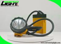 China Anti Explosive Coal Mining Cap Lamp 25000lux Brightness 10.4Ah Samsung Battery for Underground Mining for sale