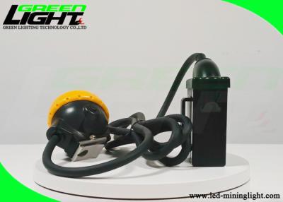 Cina lampada di cappuccio principale leggera carboniera di estrazione mineraria della batteria al litio ricaricabile 6.6Ah in vendita