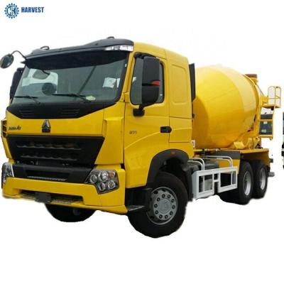 Cina 10m3 Capacità SINOTRUK A7 6x4 371hp Camione miscelatore di cemento con riduttore superiore in vendita