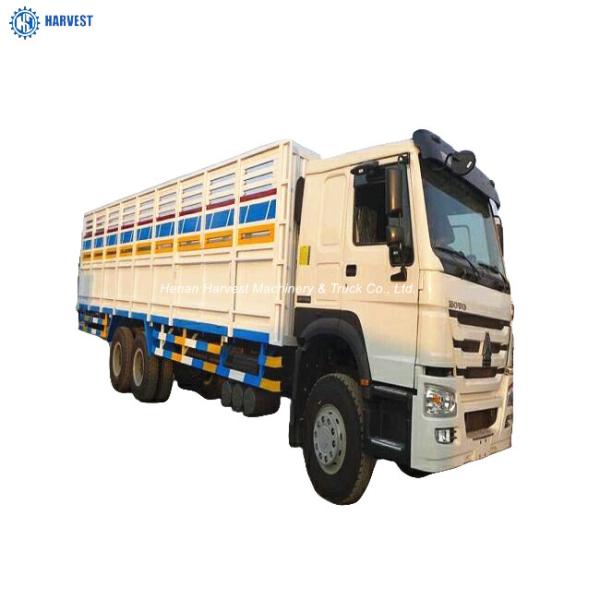 China 12R24 Tyres 371hp 6x4 Sinotruk 9500x2300x2300mm Howo Cargo Truck supplier