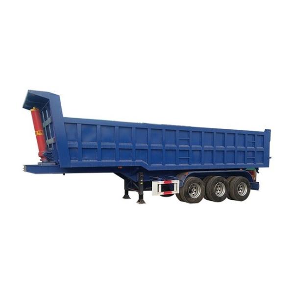 Quality CIMC 3 Axle Capacity 40cbm 60 Ton Dump Heavy Duty Semi Trailer for sale