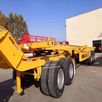 Cina Termo di acciaio da 70 tonnellate CIMC Container Trailer 12R22.5 in vendita