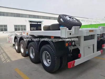 Cina 40ft Skeleton Container Frame Trailer 3 assi 4 assi Acciaio in vendita