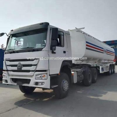Cina 3 assi 5000L 40CBM Semi-remorco a combustibile petrolifero Fuwa asse con testa SINOTRUK in vendita