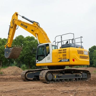 China Operating Weight 21286kg  XE210F Forest Logging Hydraulic Crawler Excavator for sale