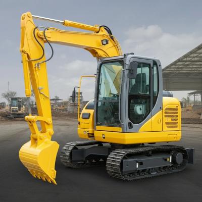 Cina 7 tonnellate 0,3m3 Escavatore idraulico a trascinatore XE75DA Turbo in vendita