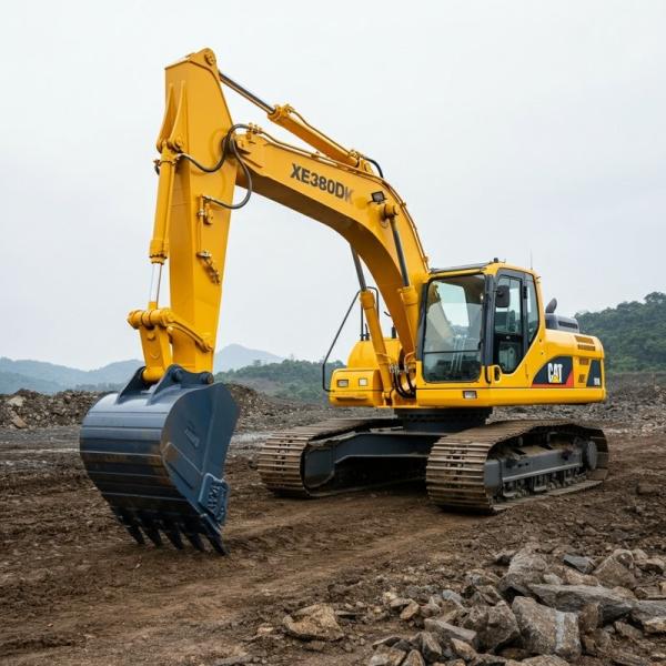 Quality 38 Ton XE380DK Hydraulic Crawler Excavator With 1.9m3 Rock Bucket for sale