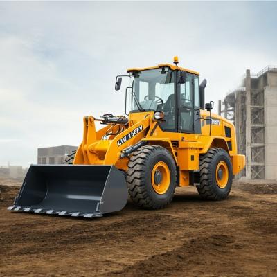 China LW156FV 0,7m3 55kw Carregador frontal de pá 8km/h 2200kg Tipping à venda