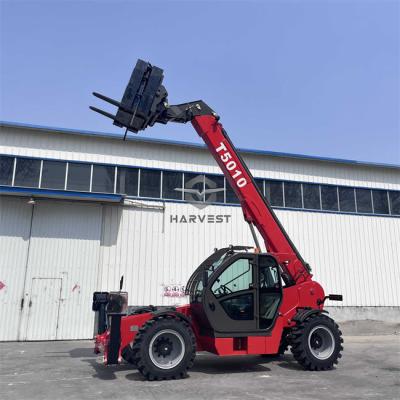 Quality 5 Ton Telehandler 10m Lifting Height with Yuchai Engine Tubeless Tyres for sale