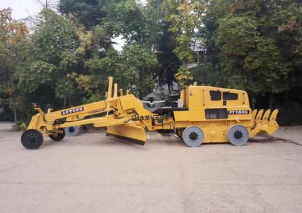 Quality 132KW Motor Grader PY180C 3965mm Blade with Front Dozer & Rear Ripper for sale