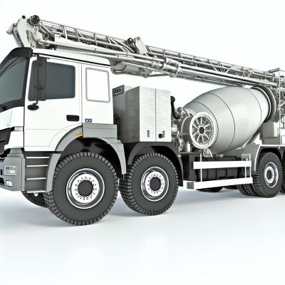 Cina 8x4 170m3/h Produttività HB62K 62m Pompa per calcestruzzo con telaio Benz in vendita