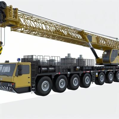 Quality 4 Axles 50 Ton Truck Crane QY50KD 5-Section Boom Lifting Height 58m for sale