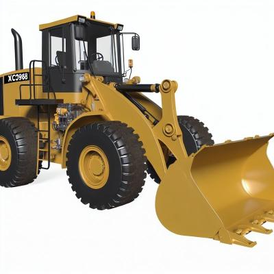 Cina 5 tonnellate di caricatore a ruote anteriori XC958 con secchio da 3,2 m3, Weichai 162kw Motor in vendita