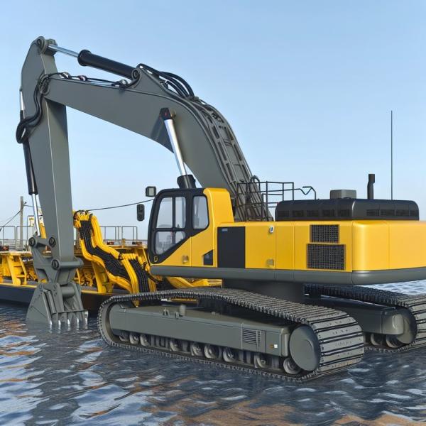 Quality Amphibious Excavator XE215SLL With 17M Long Reach Boom Isuzu Engine for sale