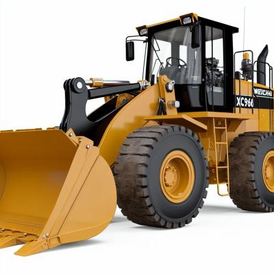 Cina 6 tonnellate di caricatore delle ruote anteriori XC968 con motore Weichai e secchio da 3,5 m3 in vendita
